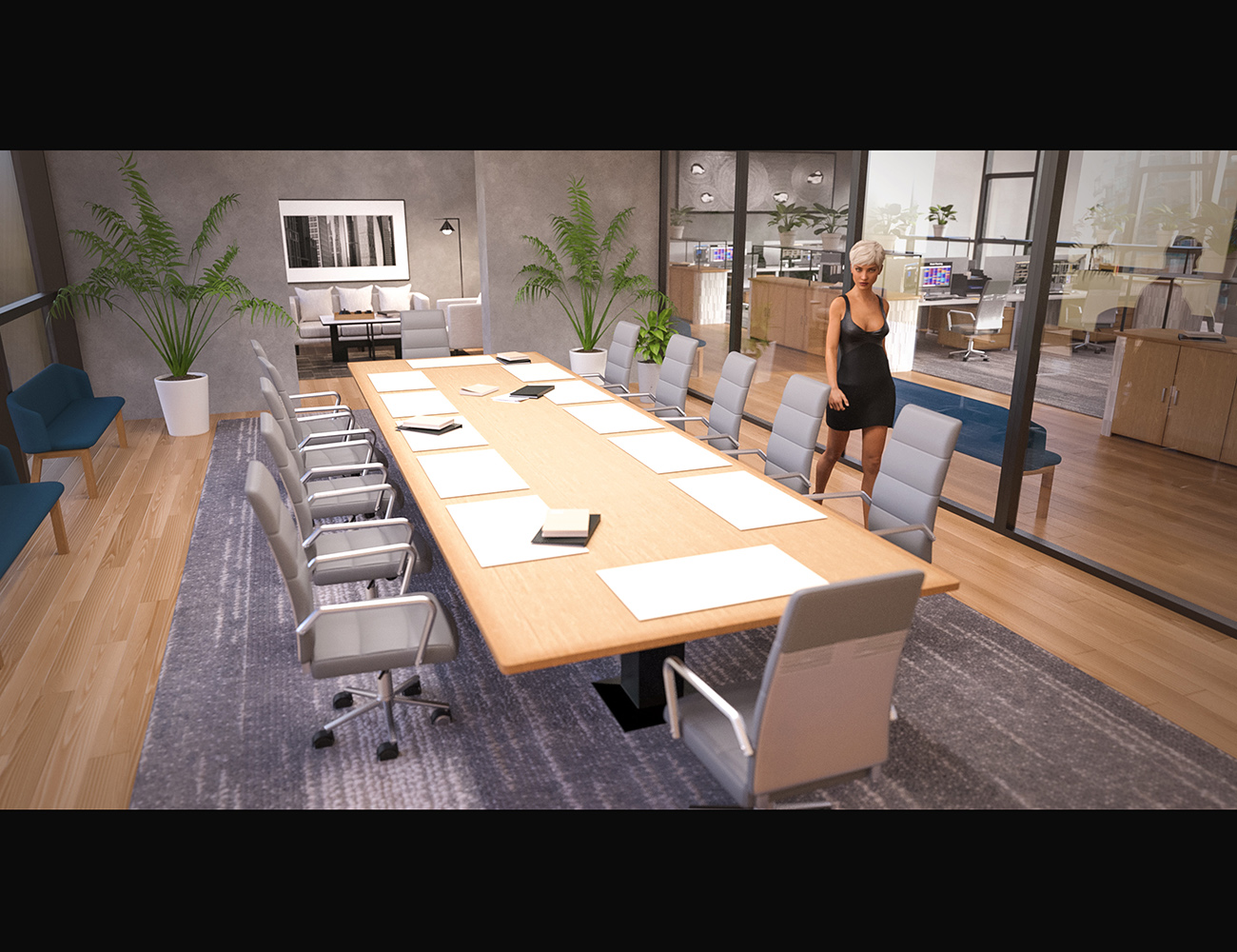 Prestige Business Office Bundle | Daz 3D
