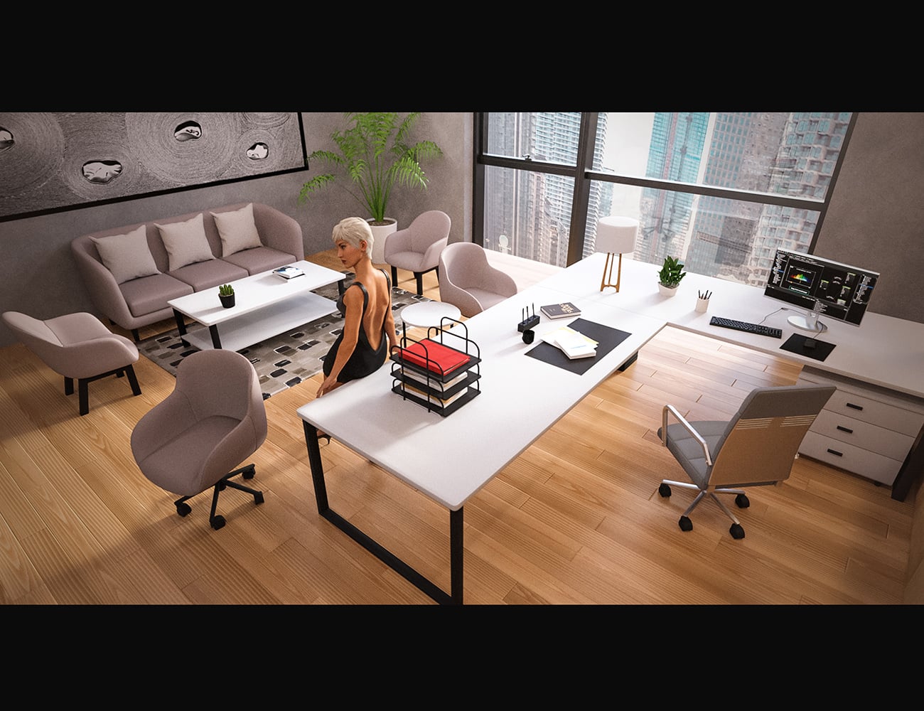 Prestige Business Office Bundle | Daz 3D
