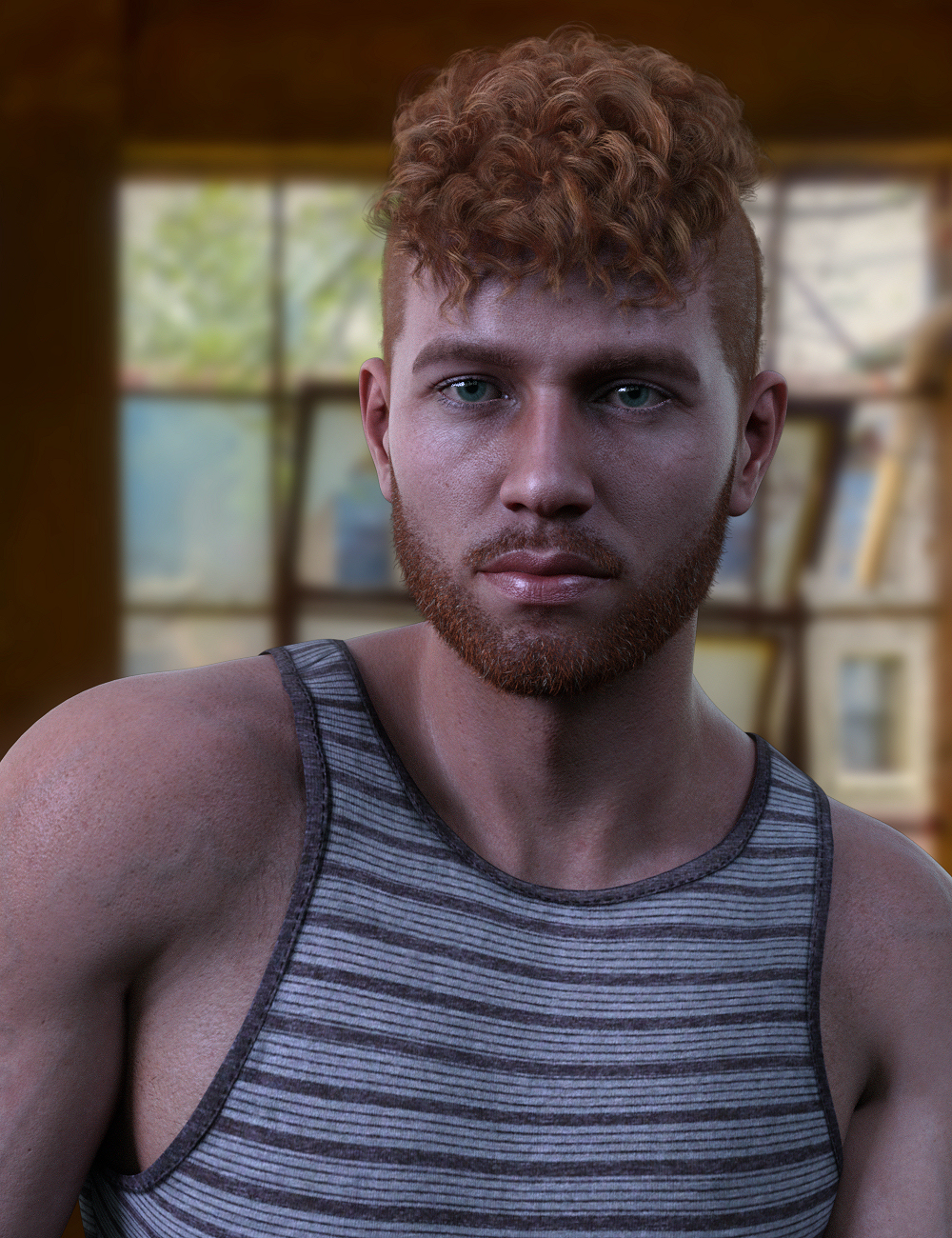 dForce Kevin Hair for Genesis 8 and 8.1 Males | Daz 3D