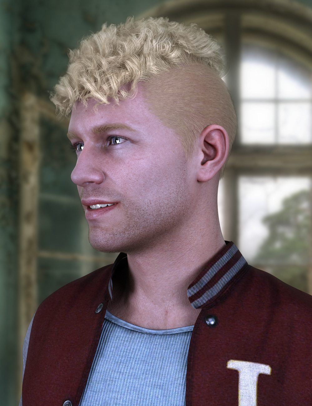 dForce Kevin Hair for Genesis 8 and 8.1 Males | Daz 3D
