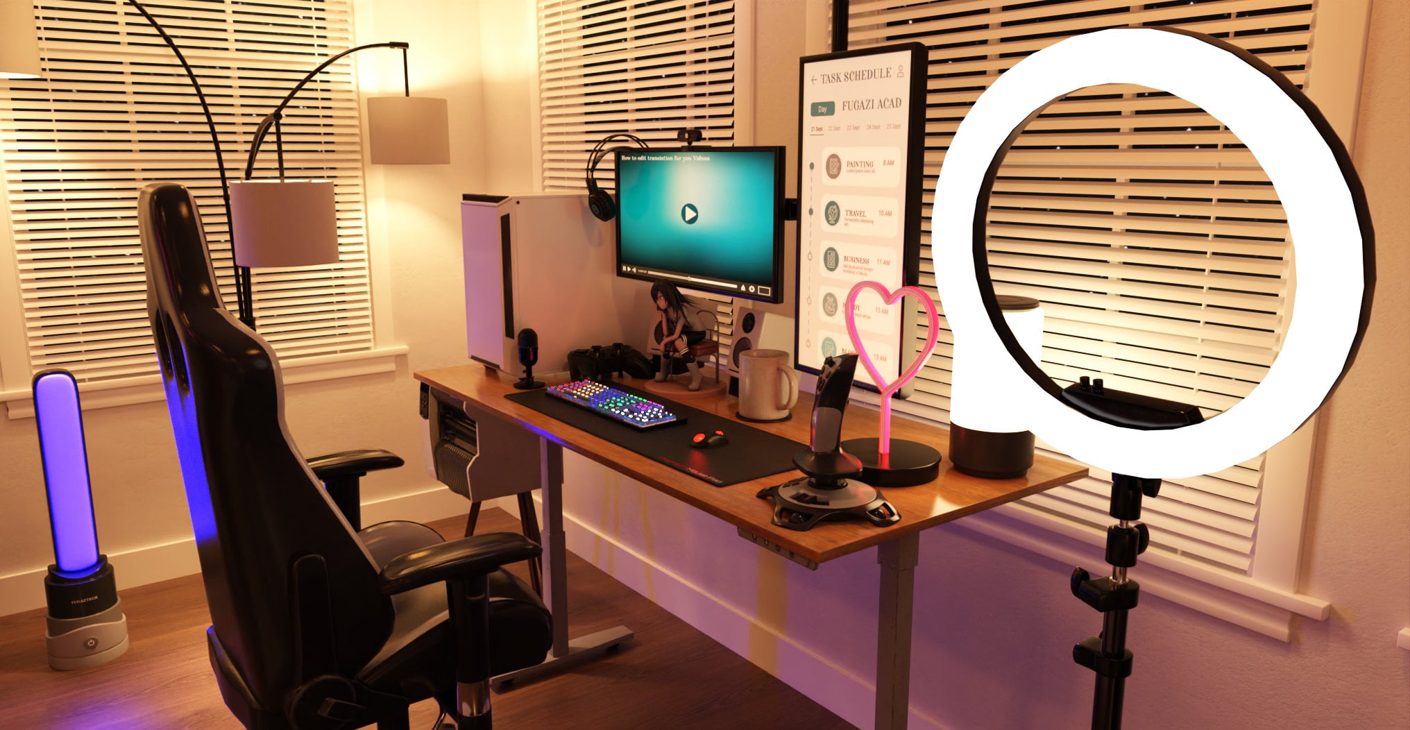 FG Live Streamer Room | Daz 3D