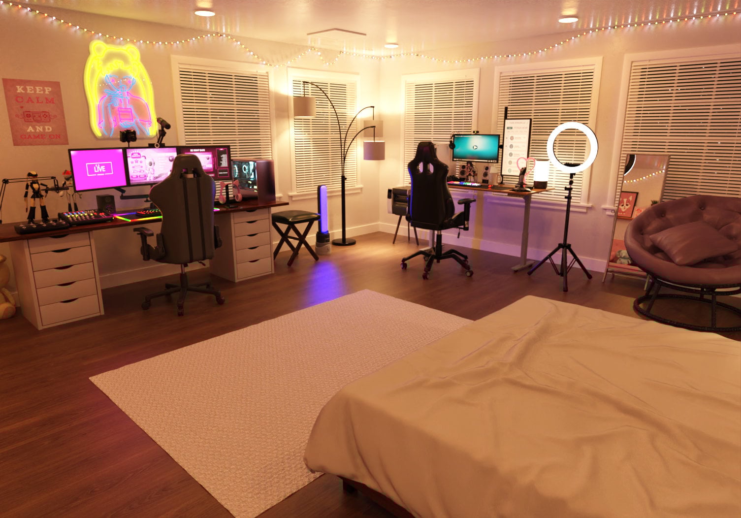 FG Live Streamer Room | Daz 3D