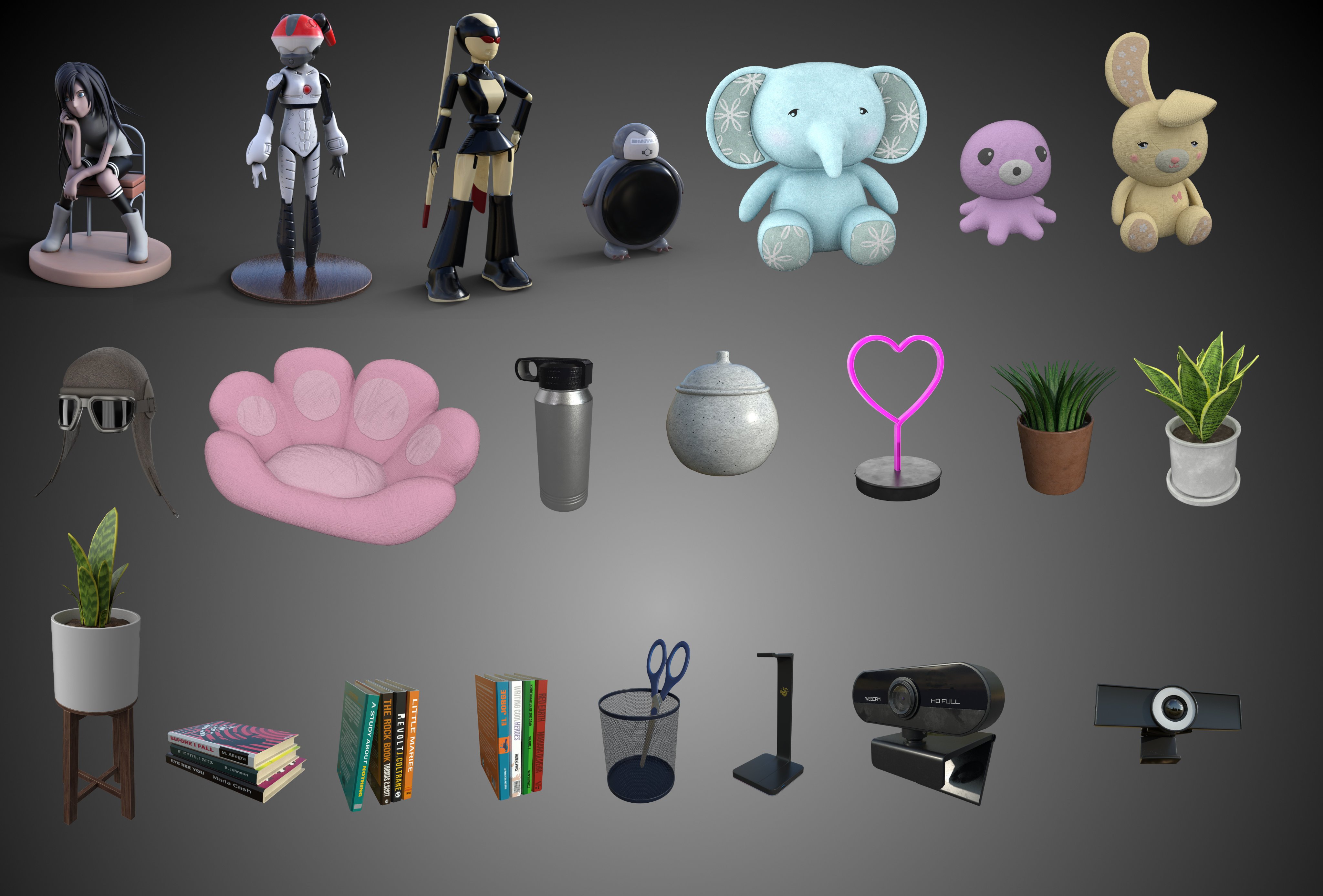 FG Live Streamer Room | Daz 3D