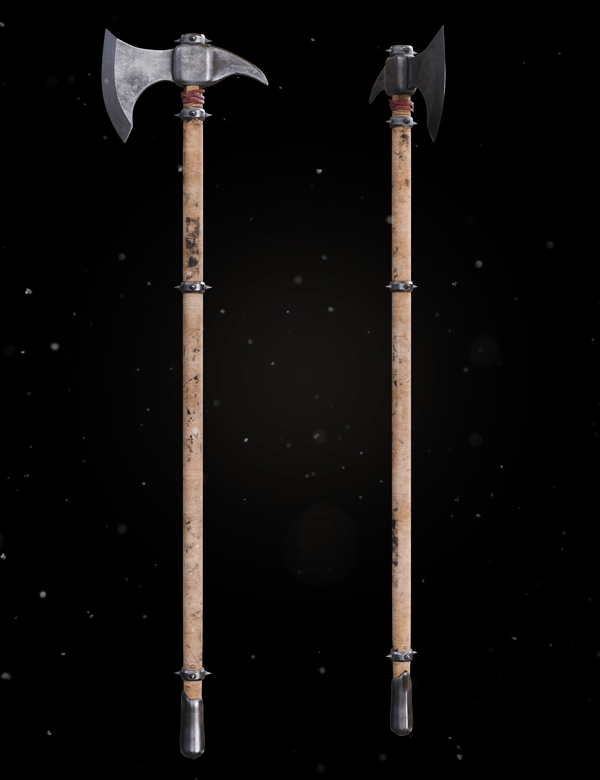 BW Dark Lava Weapons Set For Genesis 8 and 8.1 | Daz 3D
