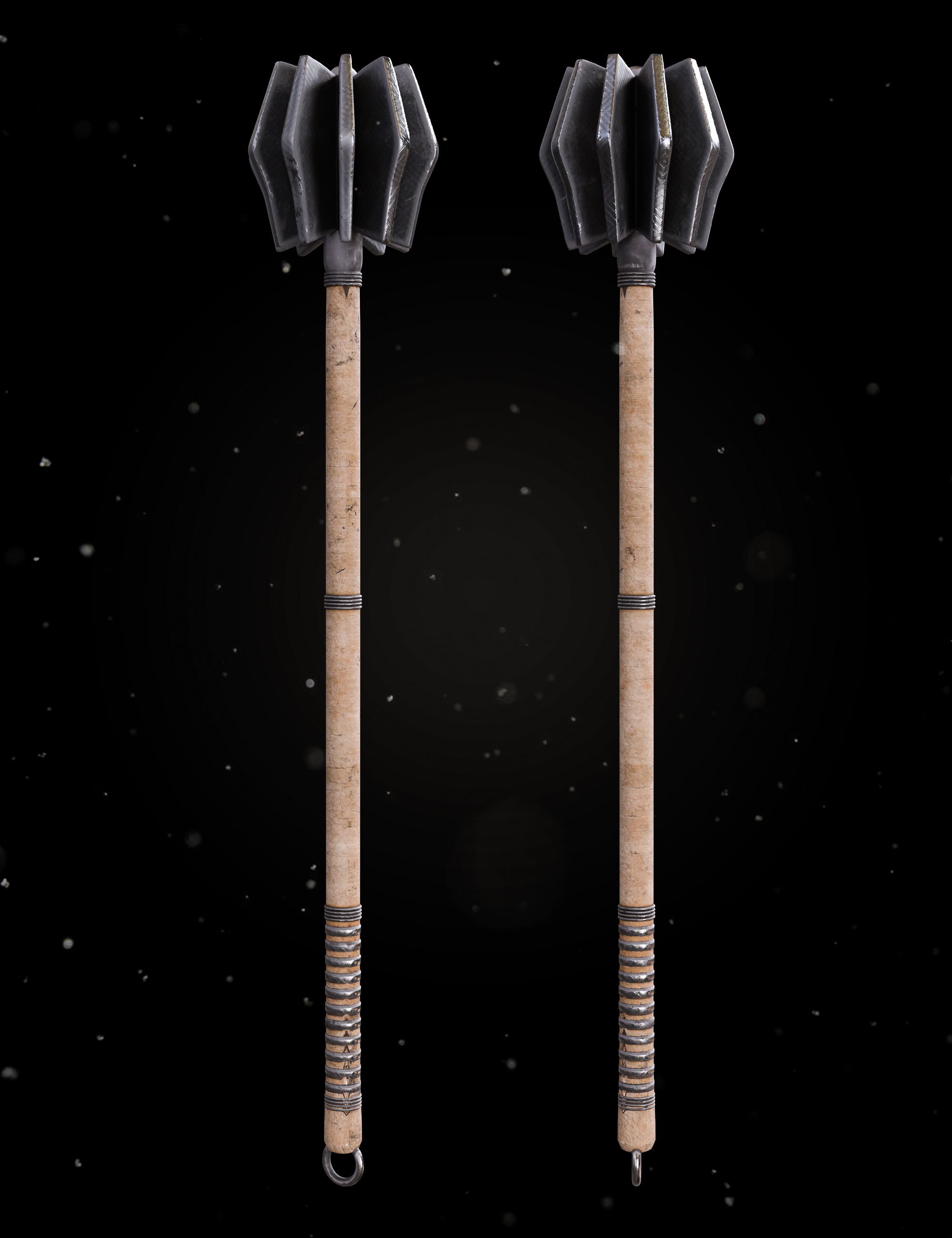 BW Dark Lava Weapons Set For Genesis 8 and 8.1 | Daz 3D