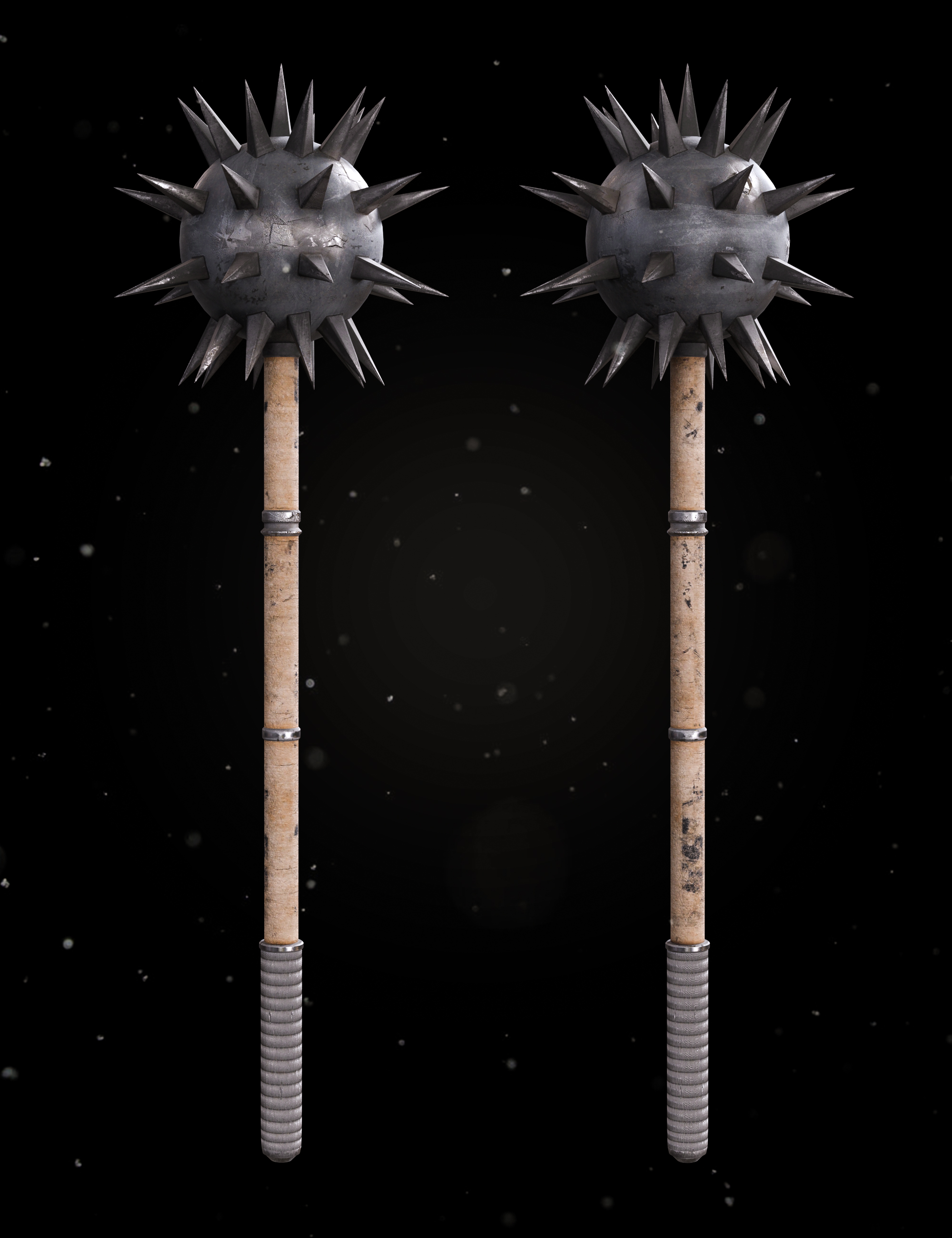 BW Dark Lava Weapons Set For Genesis 8 and 8.1 | Daz 3D
