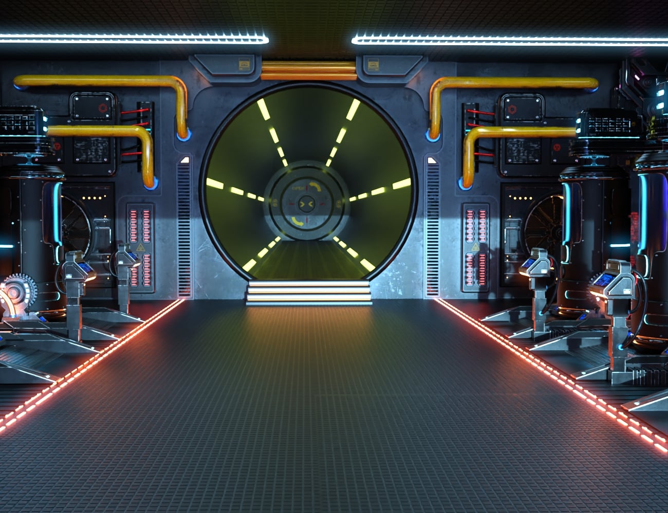 Sci-Fi Cryogenic Chamber | Daz 3D