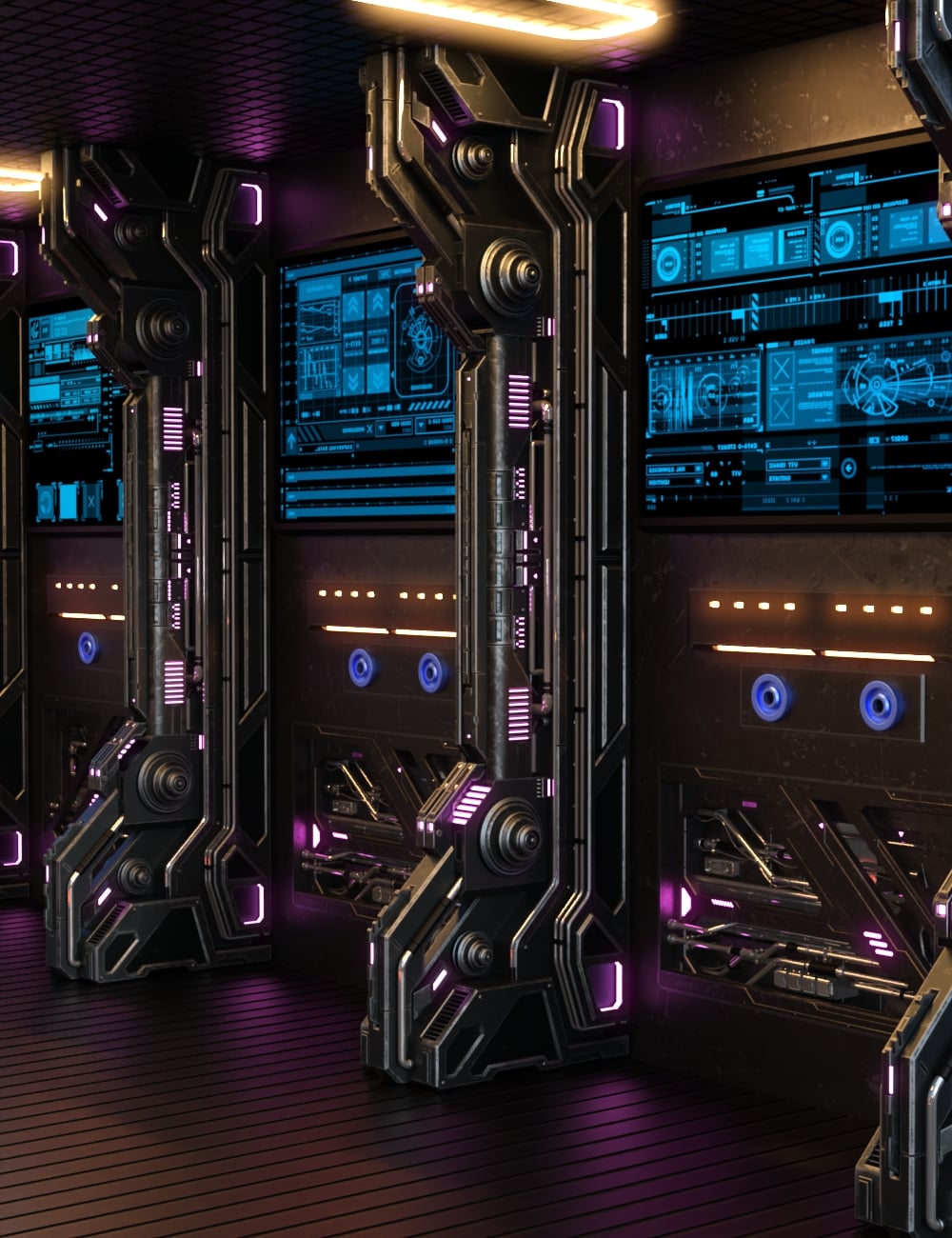 Sci-Fi Cryogenic Chamber | Daz 3D