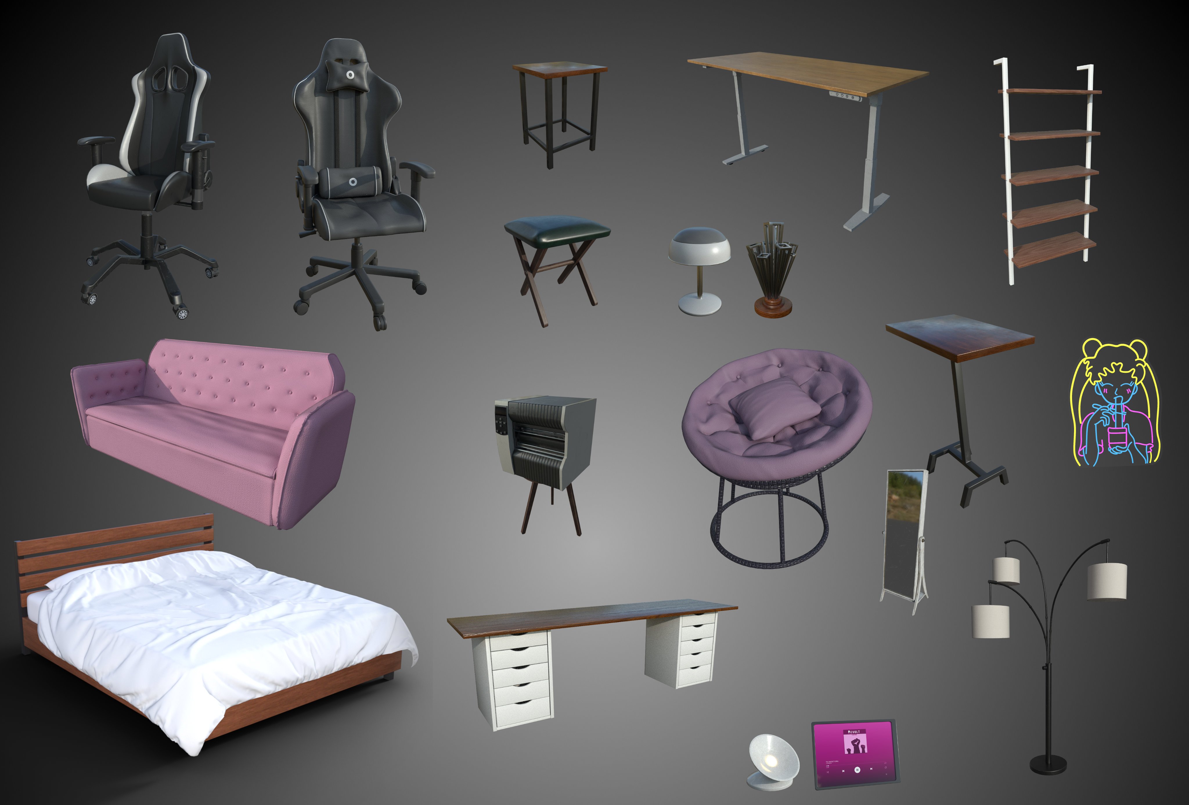 FG Live Streamer Bundle | Daz 3D