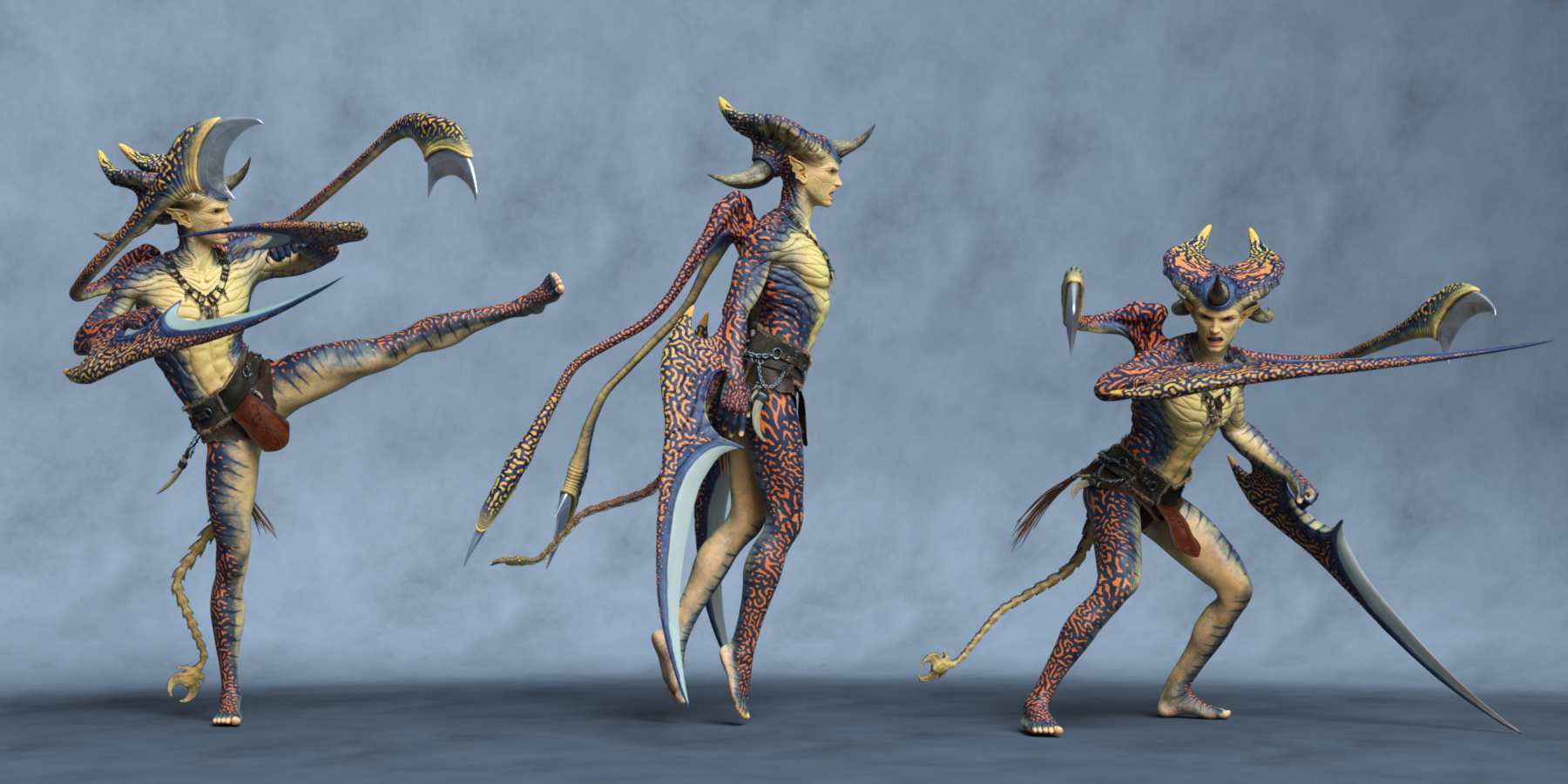 Gorgones Hierarchical Poses for Gorgo Suhlo | Daz 3D