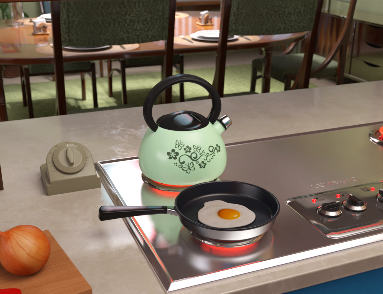 Retro Apartment Props 2 | Daz 3D