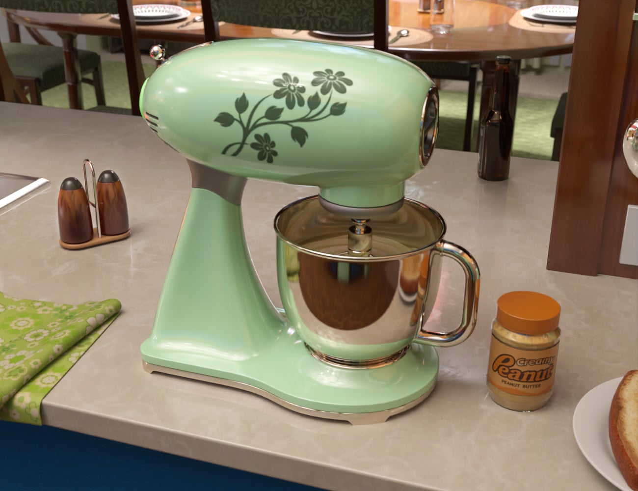 Retro Apartment Props 2 | Daz 3D