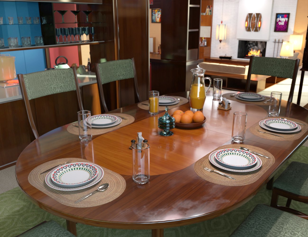 Retro Apartment Props 2 | Daz 3D