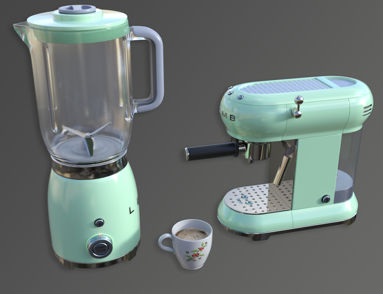 Retro Apartment Props 2 | Daz 3D