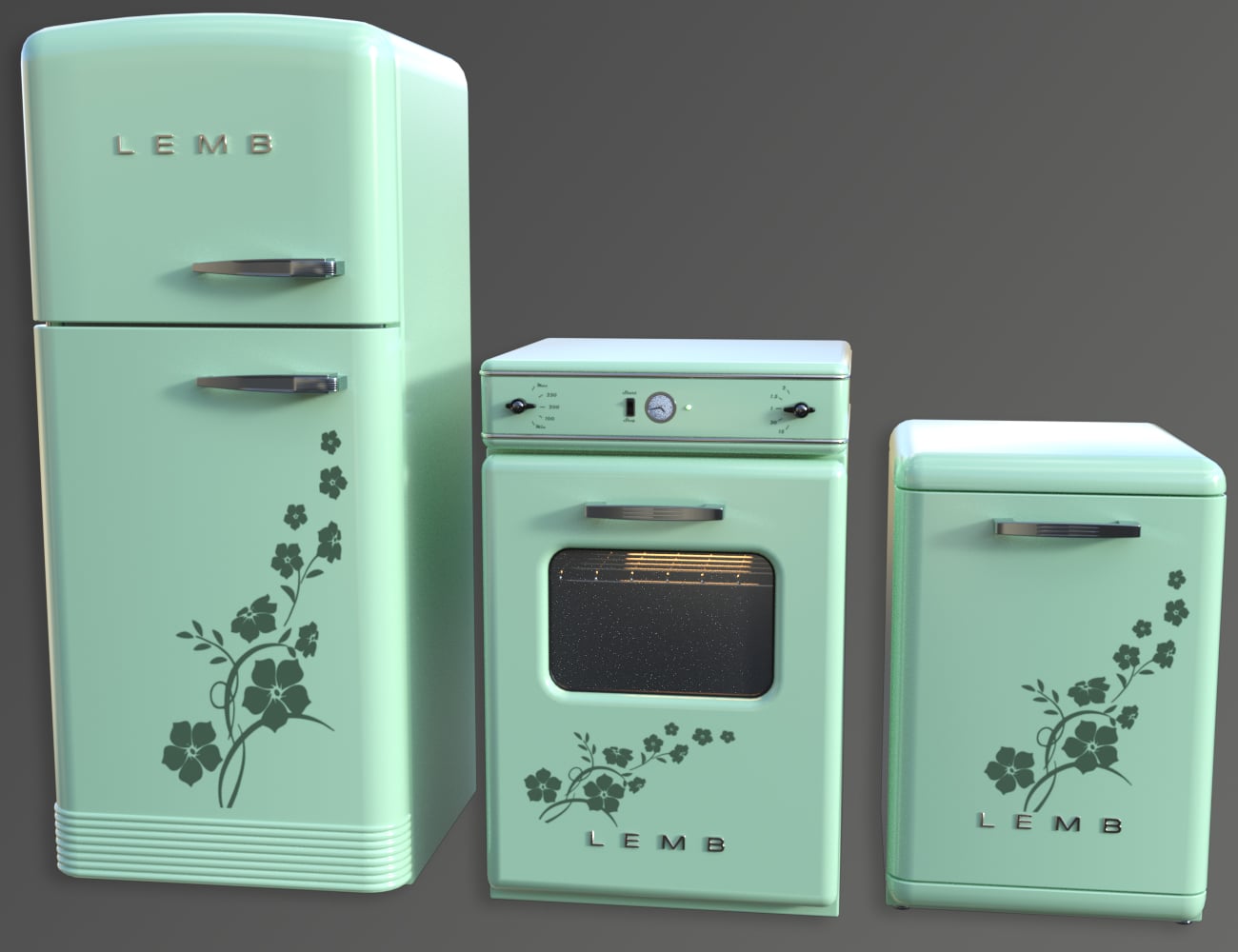 Retro Apartment Props 2 | Daz 3D