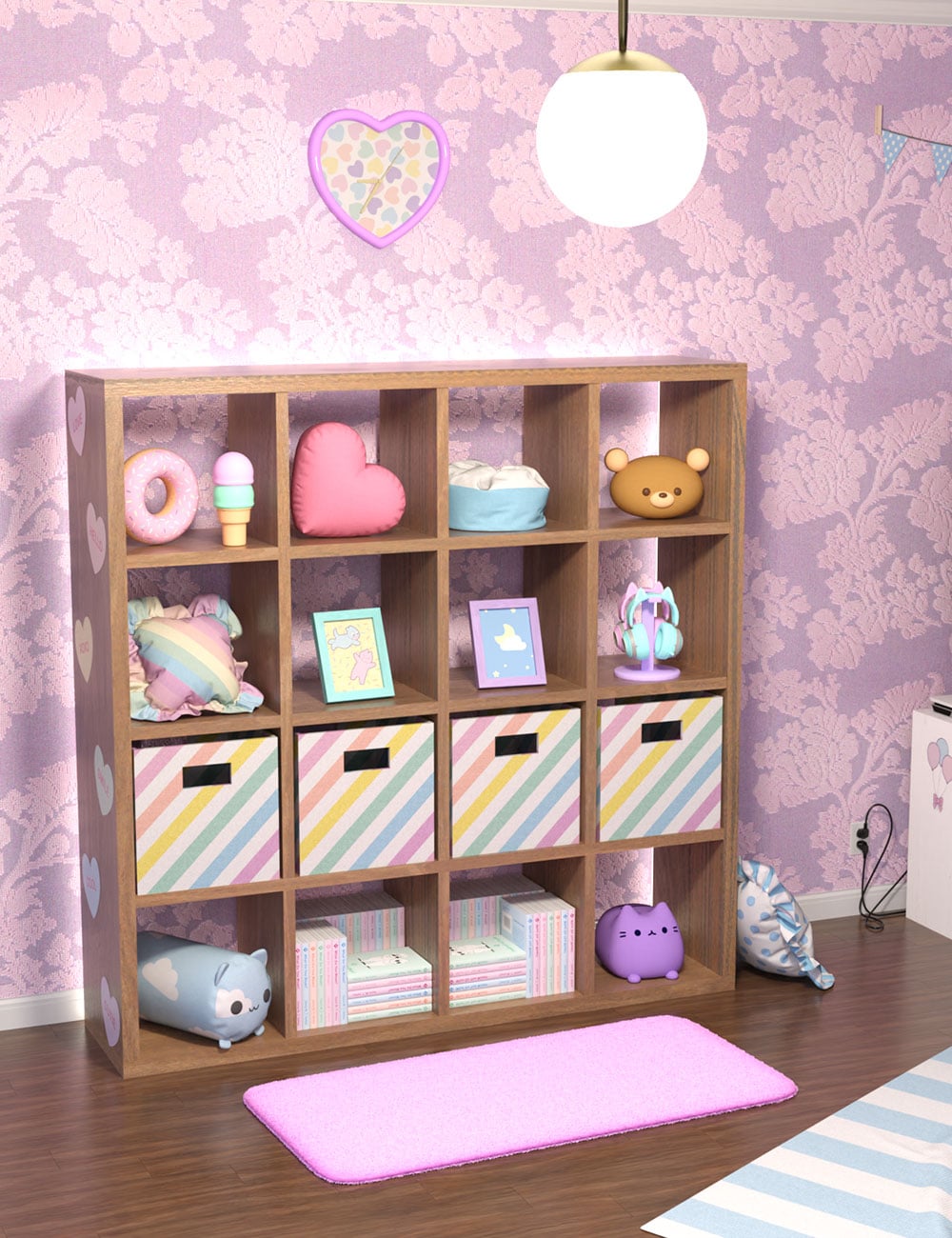 Goth and Kawaii Gamer Room | Daz 3D