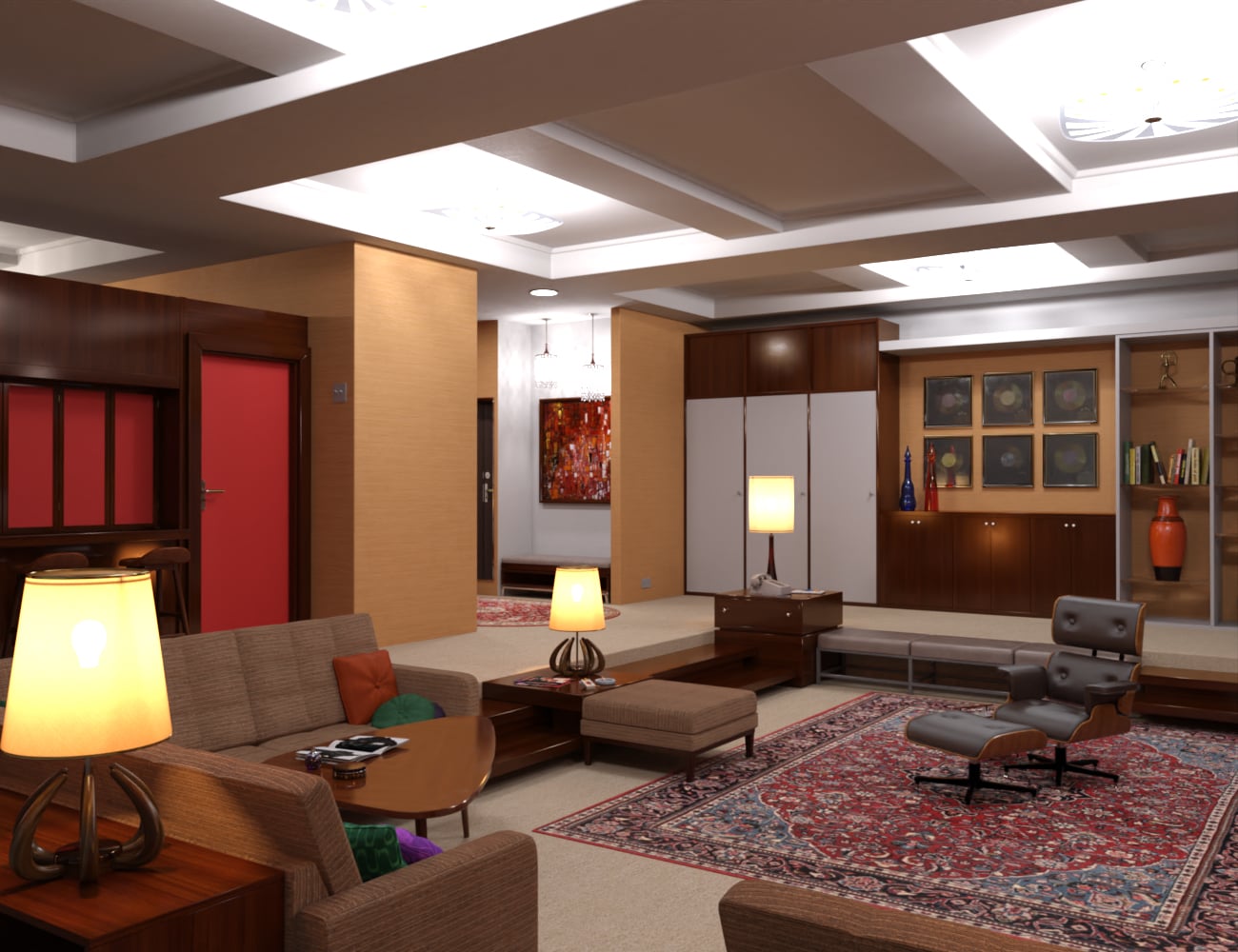 Retro Apartment | Daz 3D
