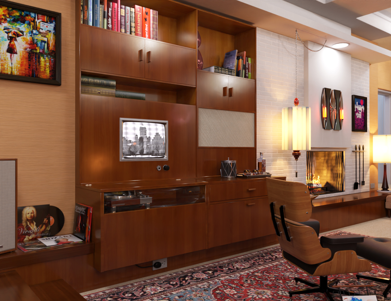 Retro Apartment | Daz 3D