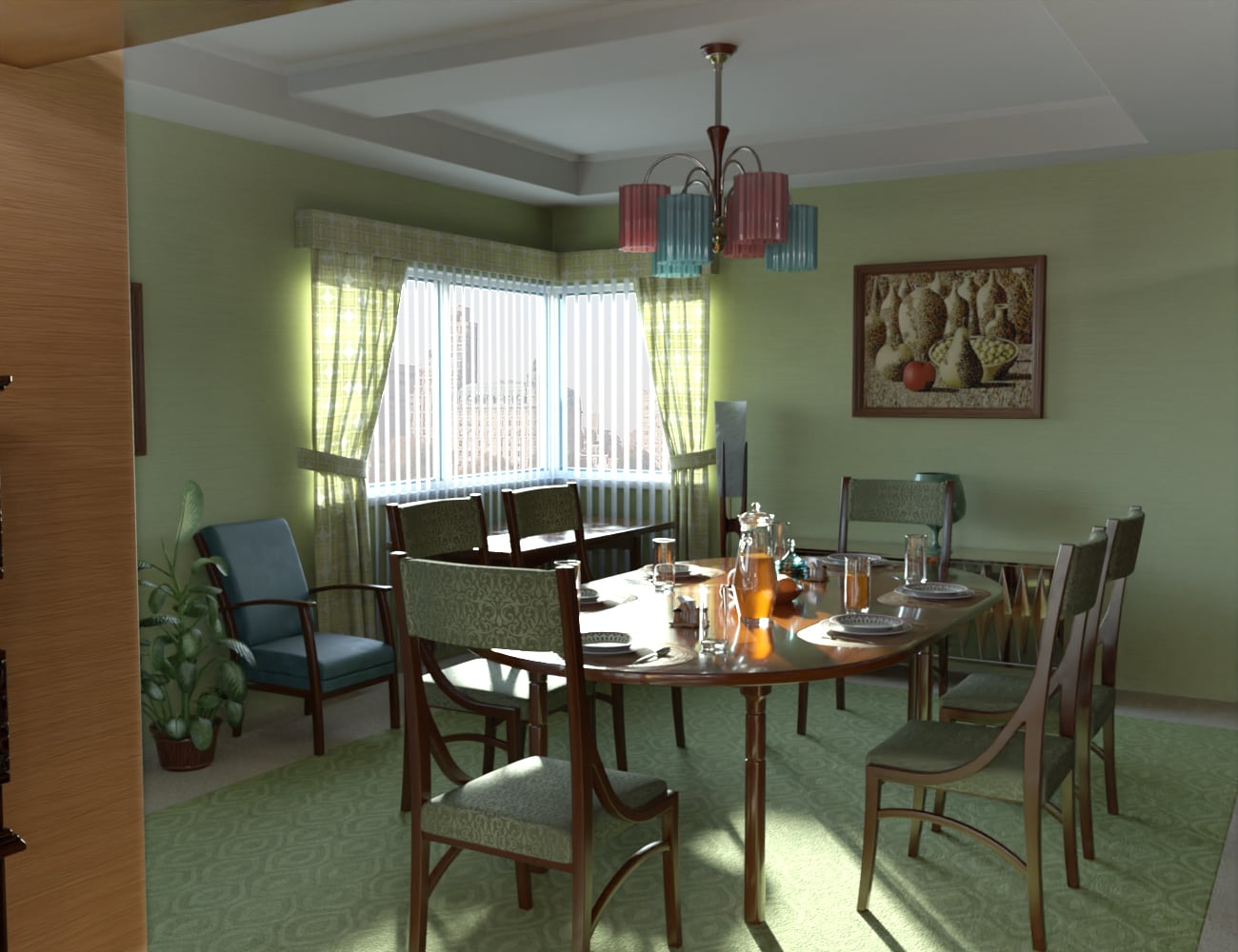 Retro Apartment | Daz 3D