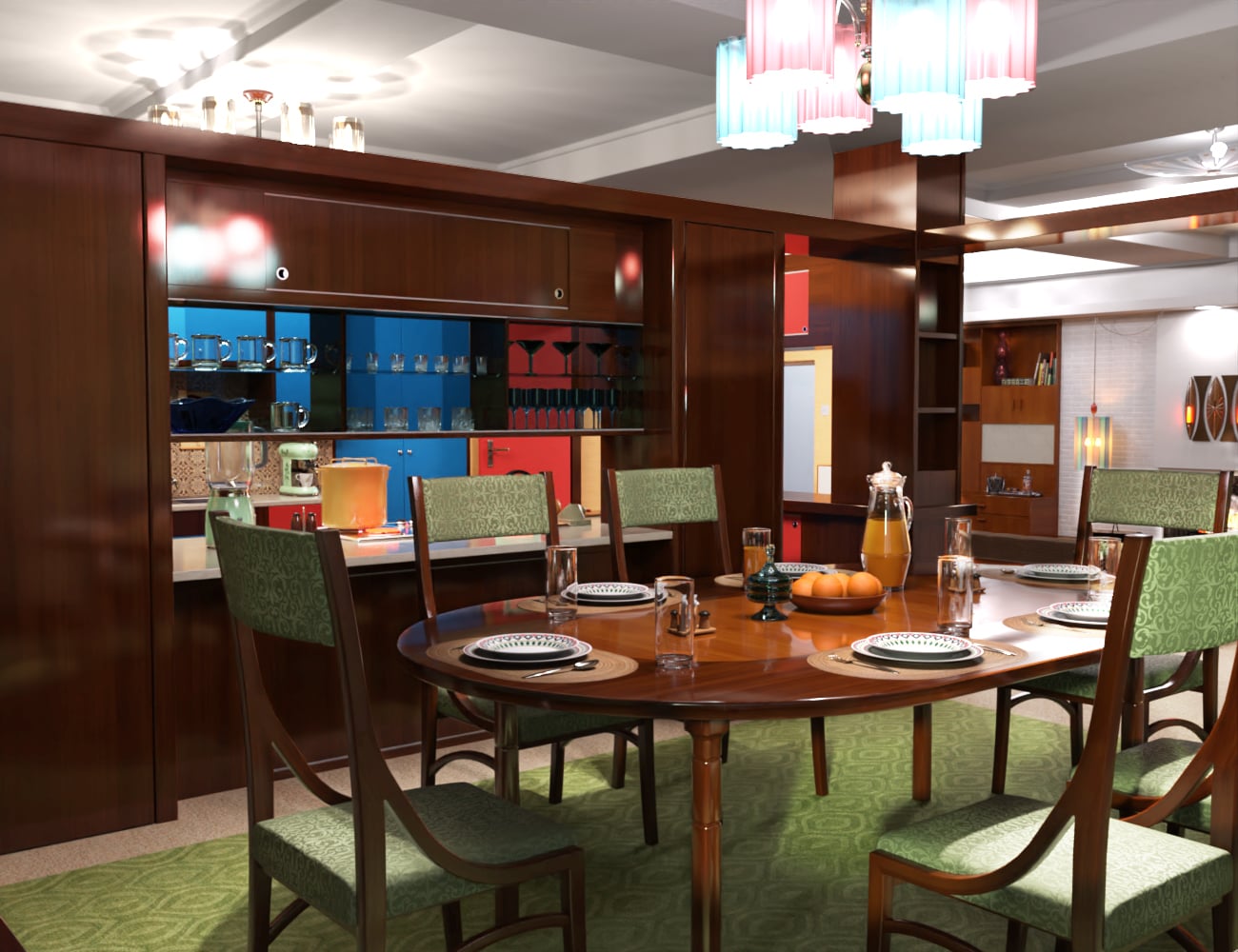 Retro Apartment | Daz 3D