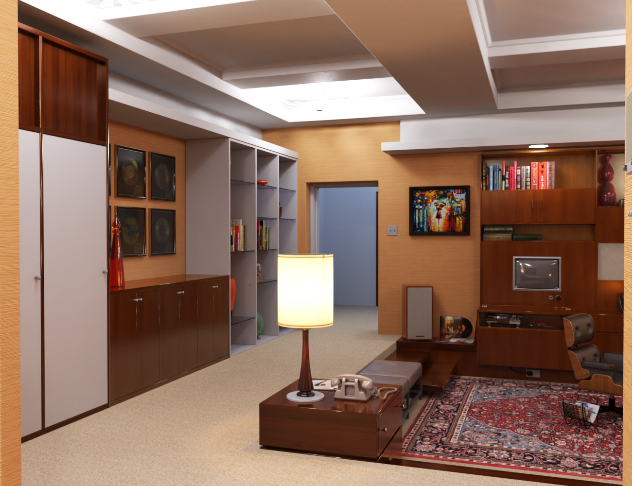 Retro Apartment | Daz 3D