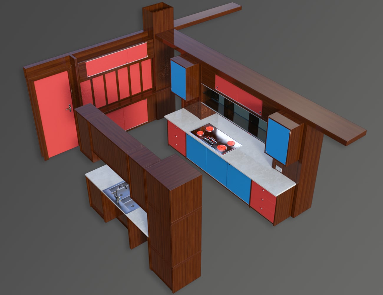 Retro Apartment | Daz 3D