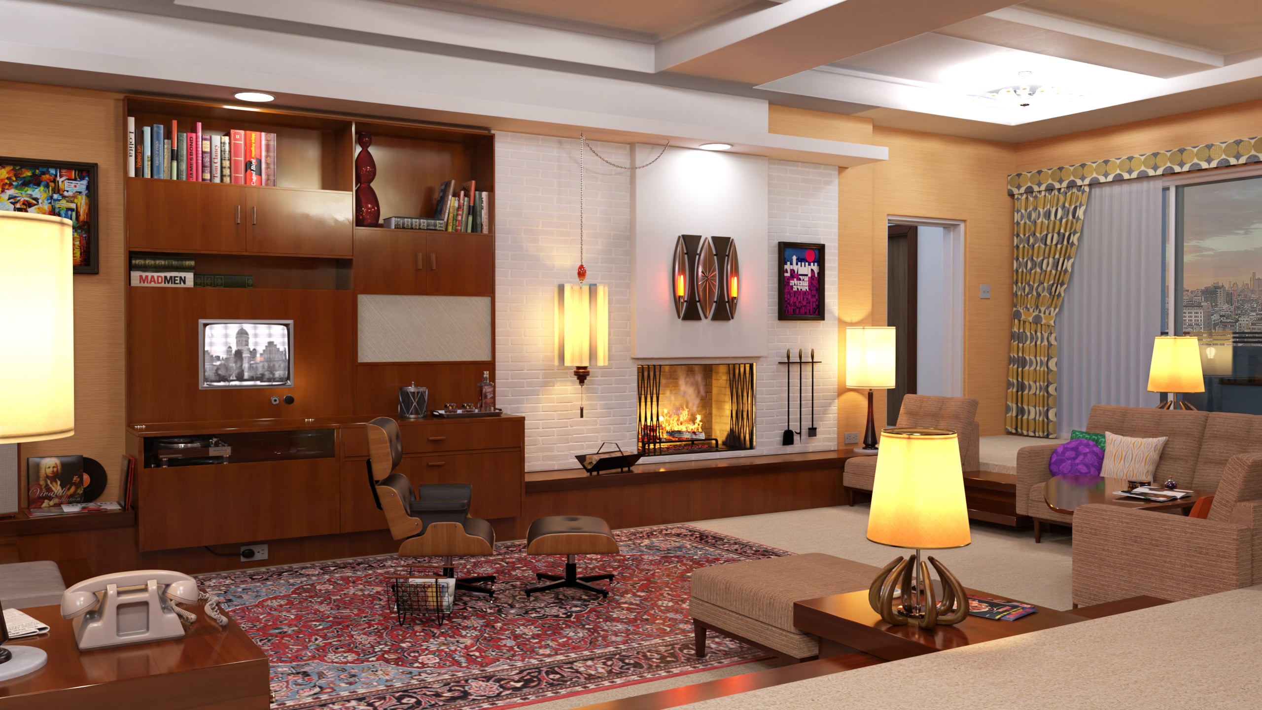 Retro Apartment | Daz 3D