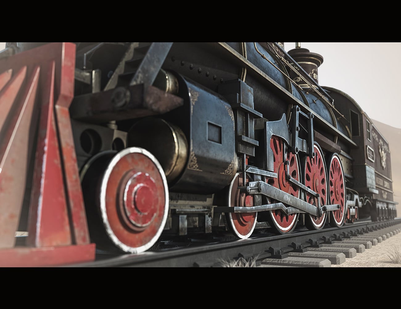 Western Express Train Bundle | Daz 3D