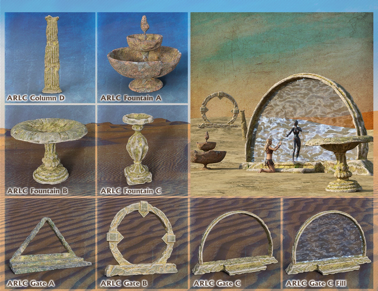 Ancient Ruins - Lost Civilization | Daz 3D