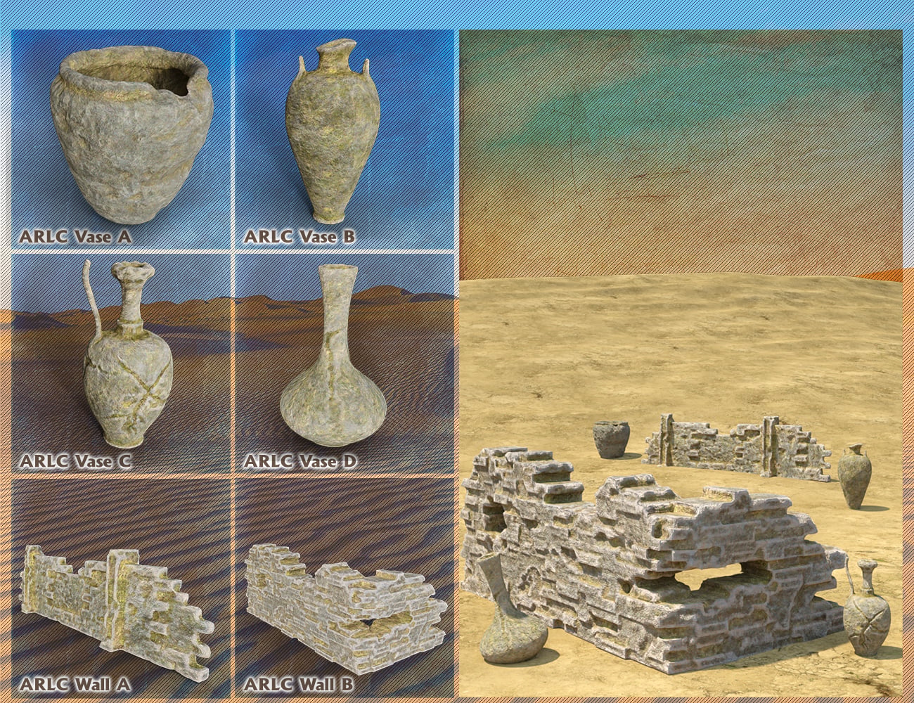 Ancient Ruins - Lost Civilization | Daz 3D