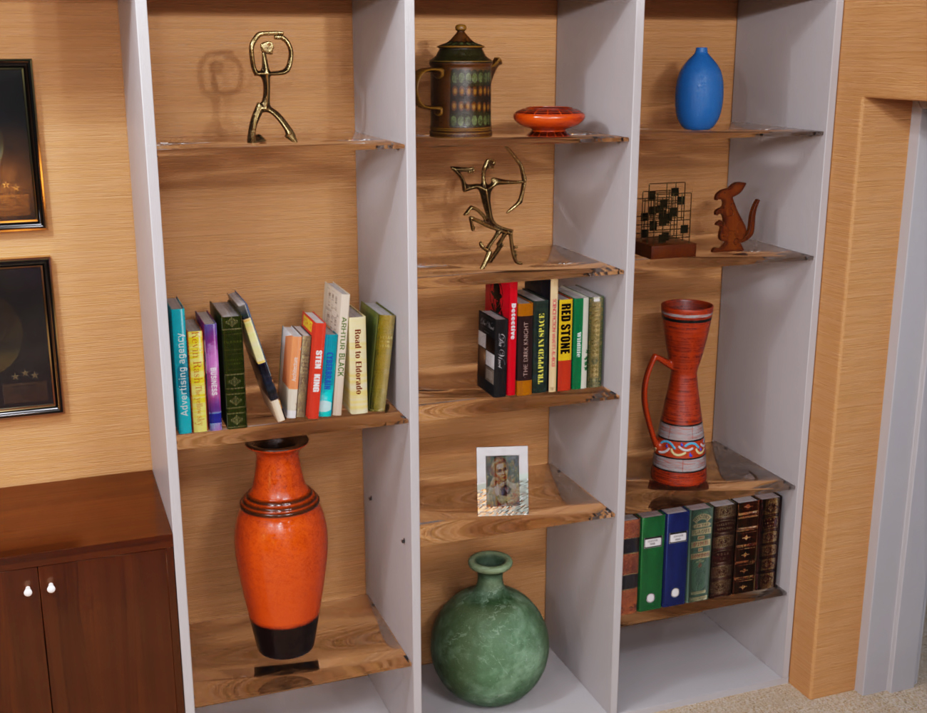 Retro Apartment Props 1 | Daz 3D