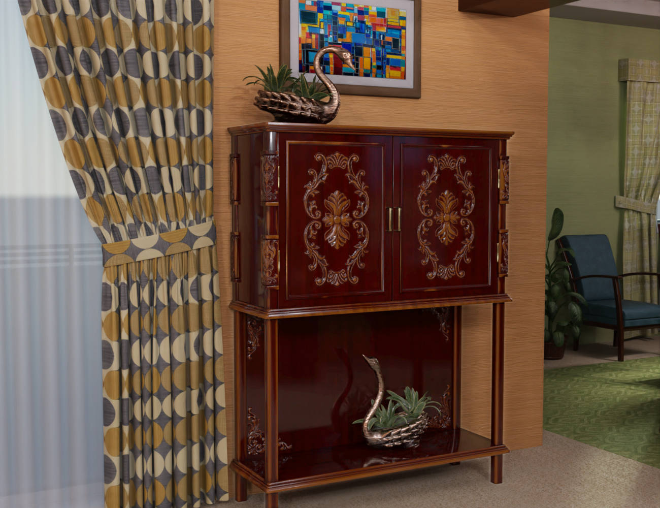 Retro Apartment Props 1 | Daz 3D
