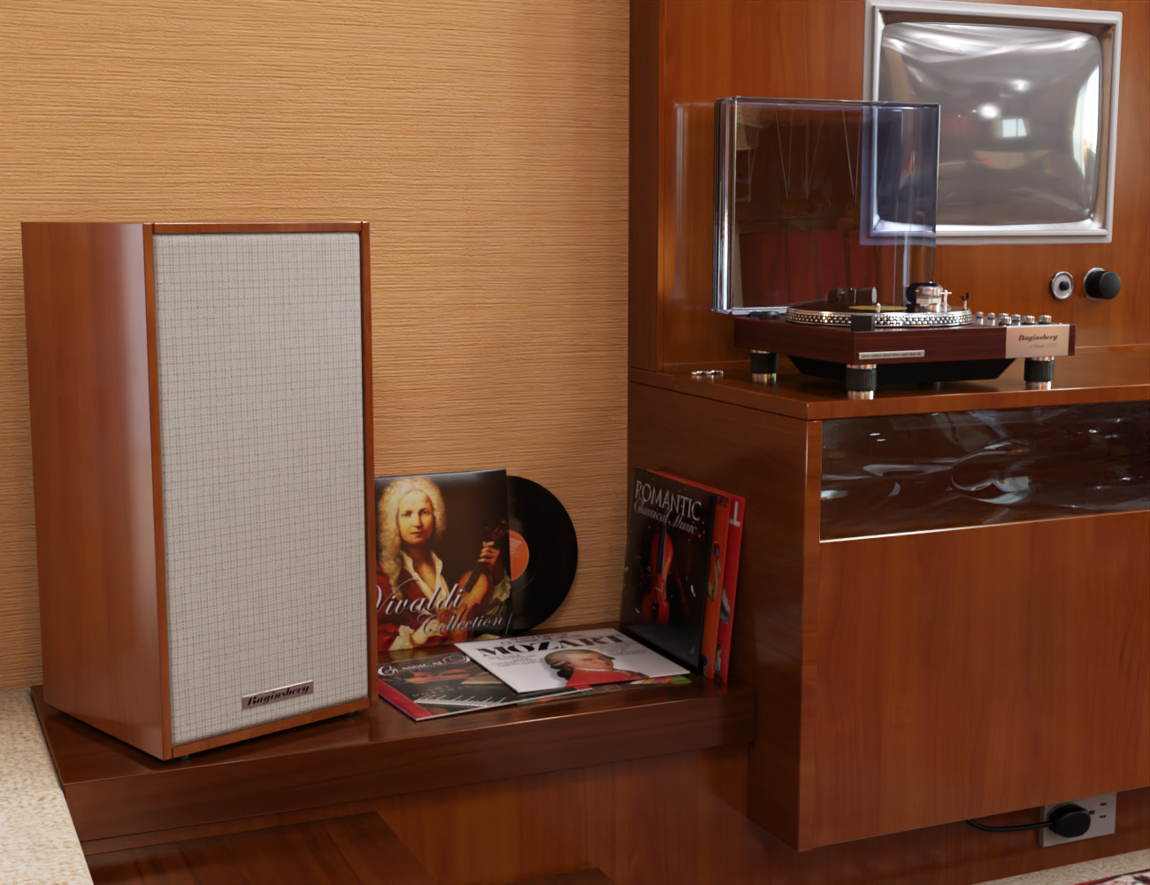 Retro Apartment Props 1 | Daz 3D