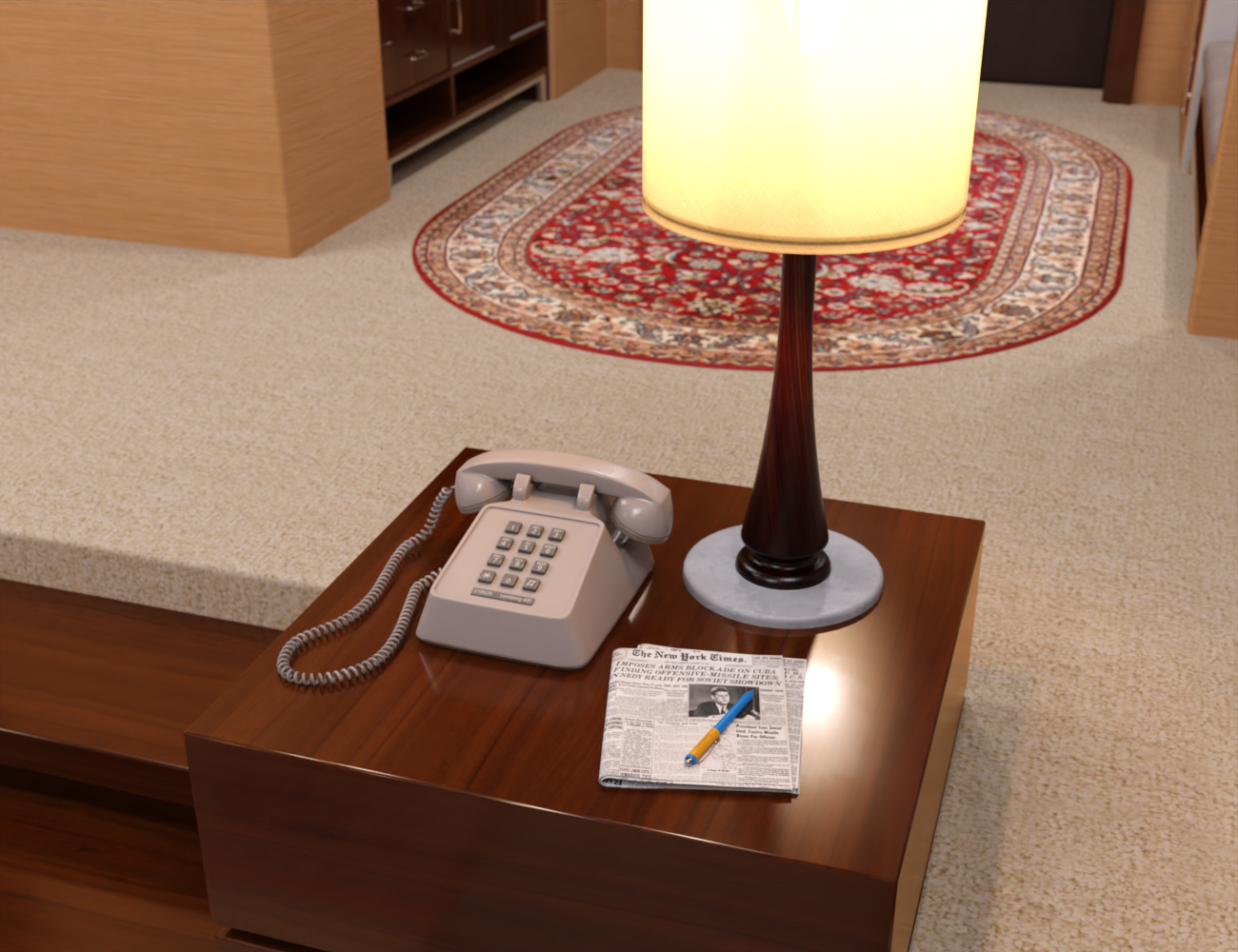 Retro Apartment Props 1 | Daz 3D