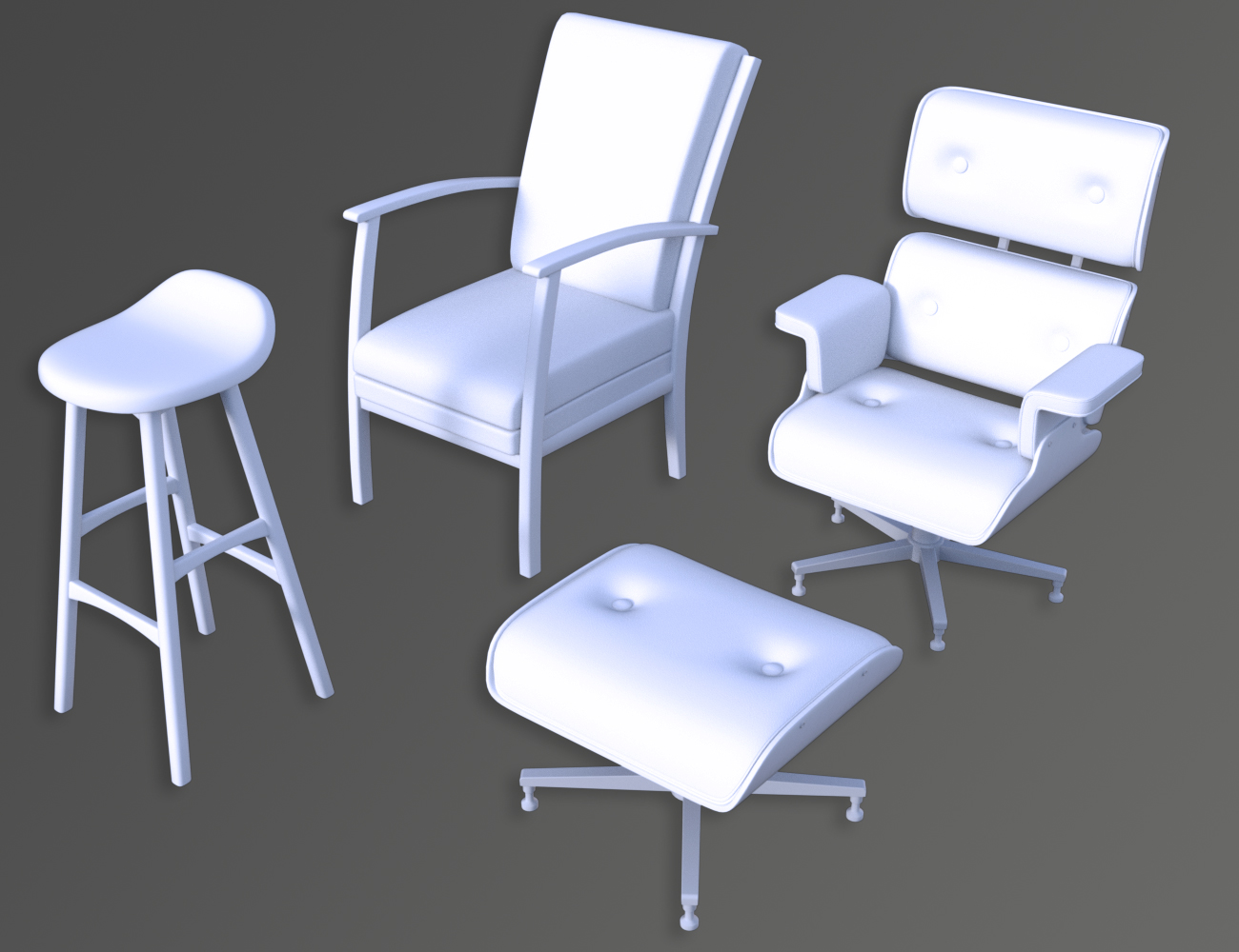 Retro Apartment Props 1 | Daz 3D