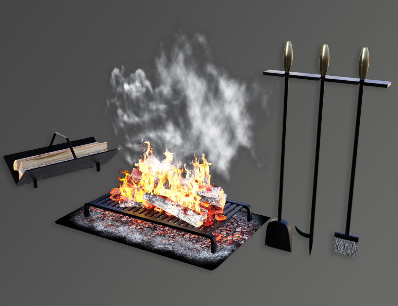 Retro Apartment Props 1 | Daz 3D