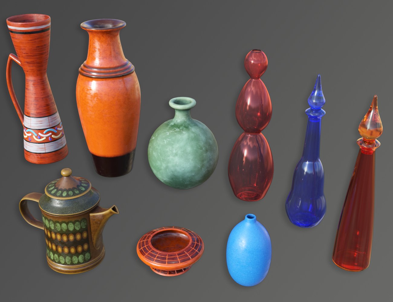 Retro Apartment Props 1 | Daz 3D