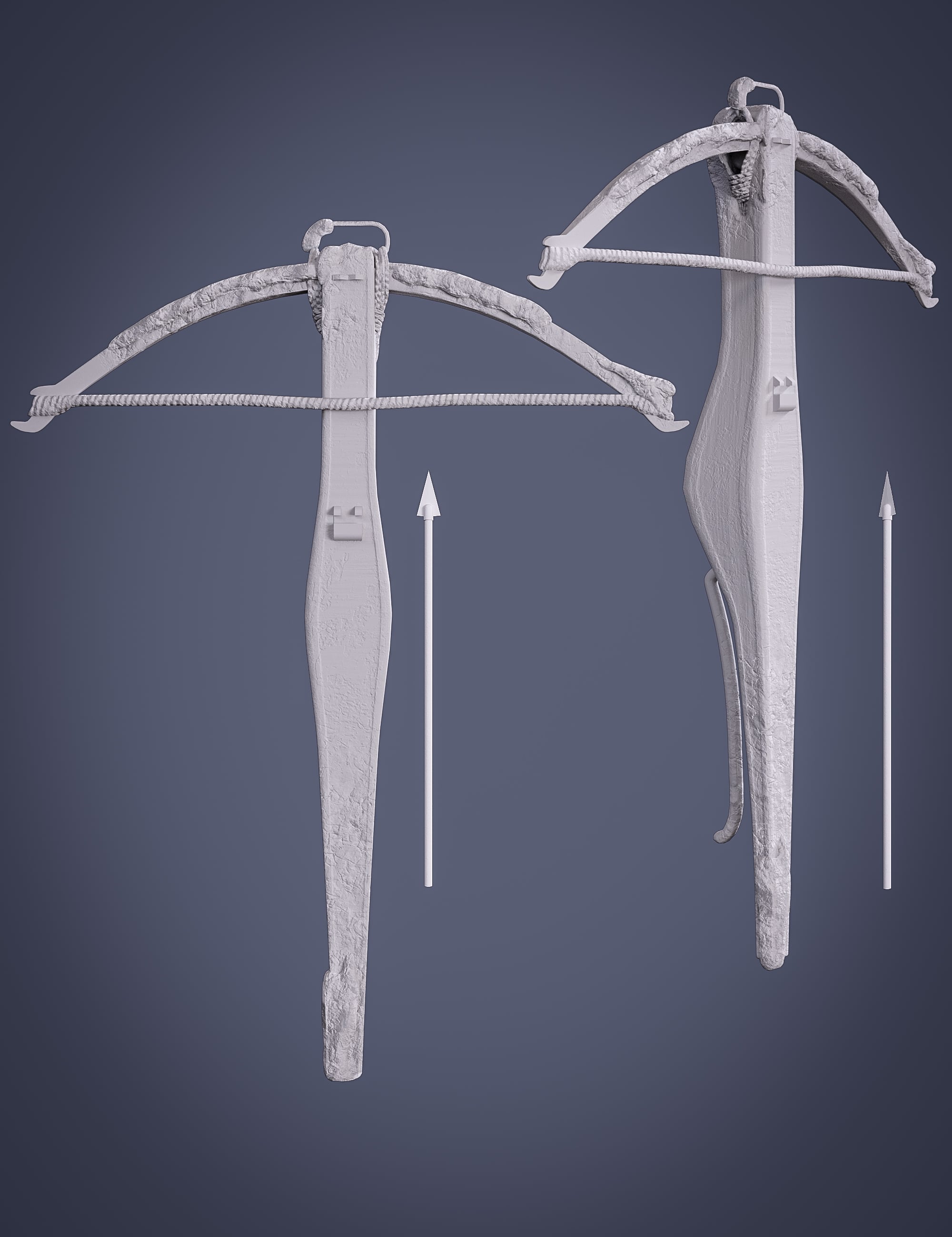 BW Frozen Ice Weapons Set for Genesis 8 and 8.1 | Daz 3D