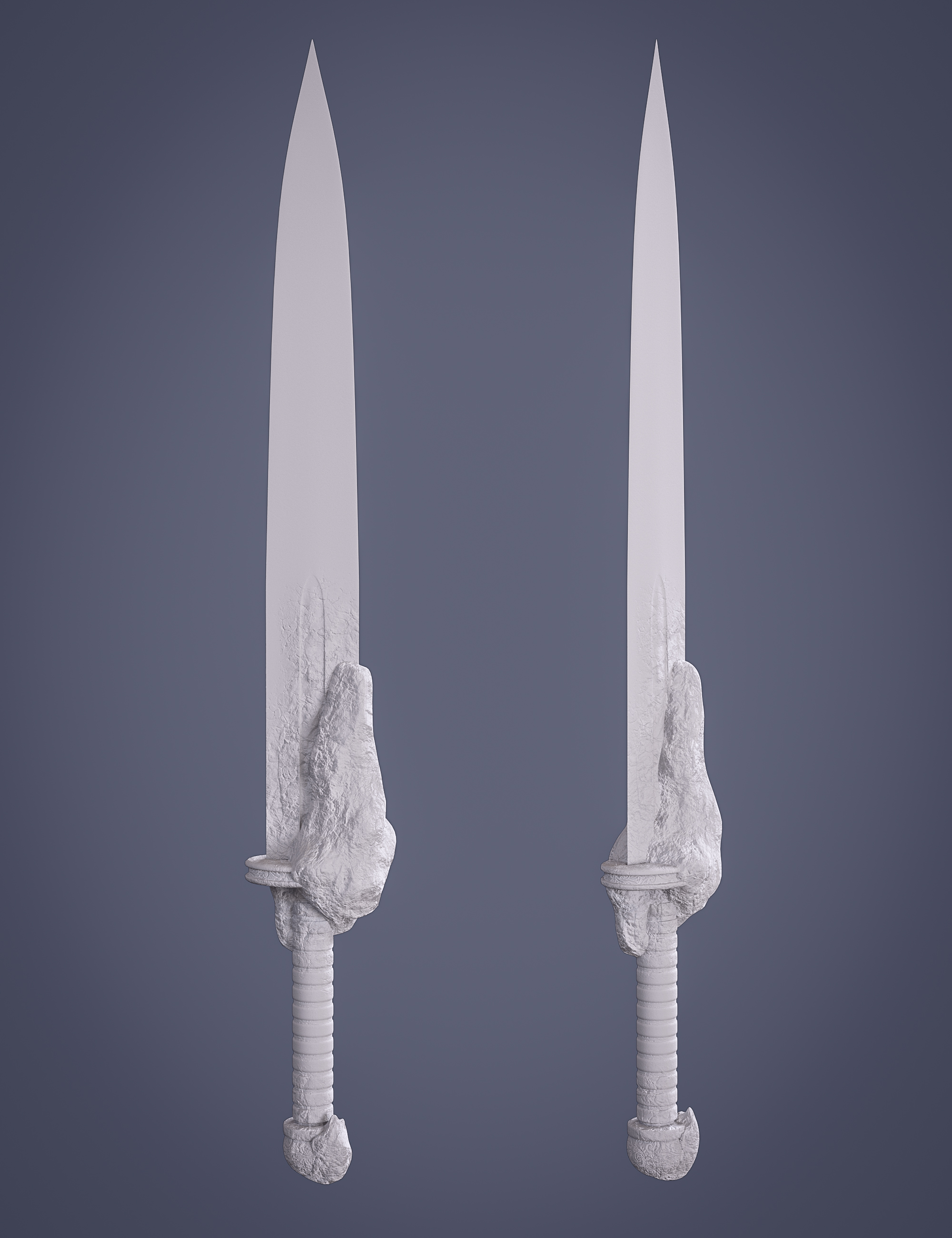 BW Frozen Ice Weapons Set for Genesis 8 and 8.1 | Daz 3D