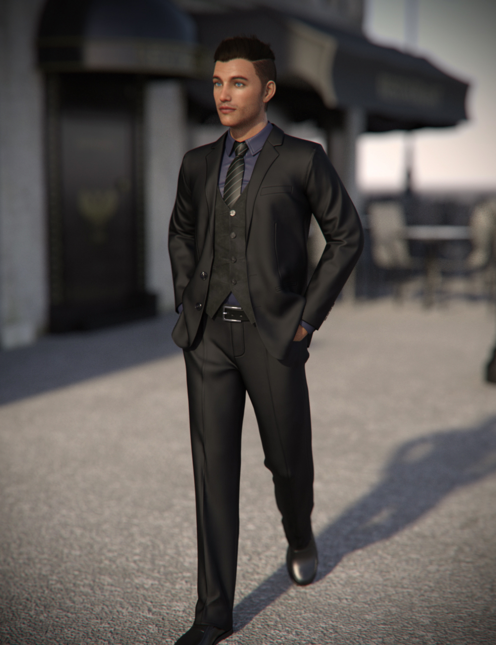 dForce Gentleman Suit for Genesis 8 and 8.1 Males | Daz 3D