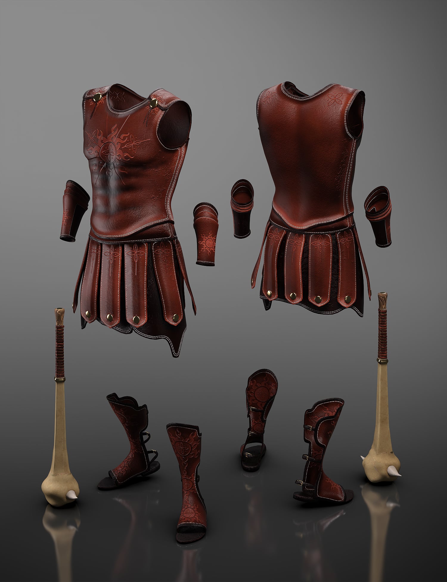 Demigod Outfit for Genesis 8 and 8.1 Male | Daz 3D
