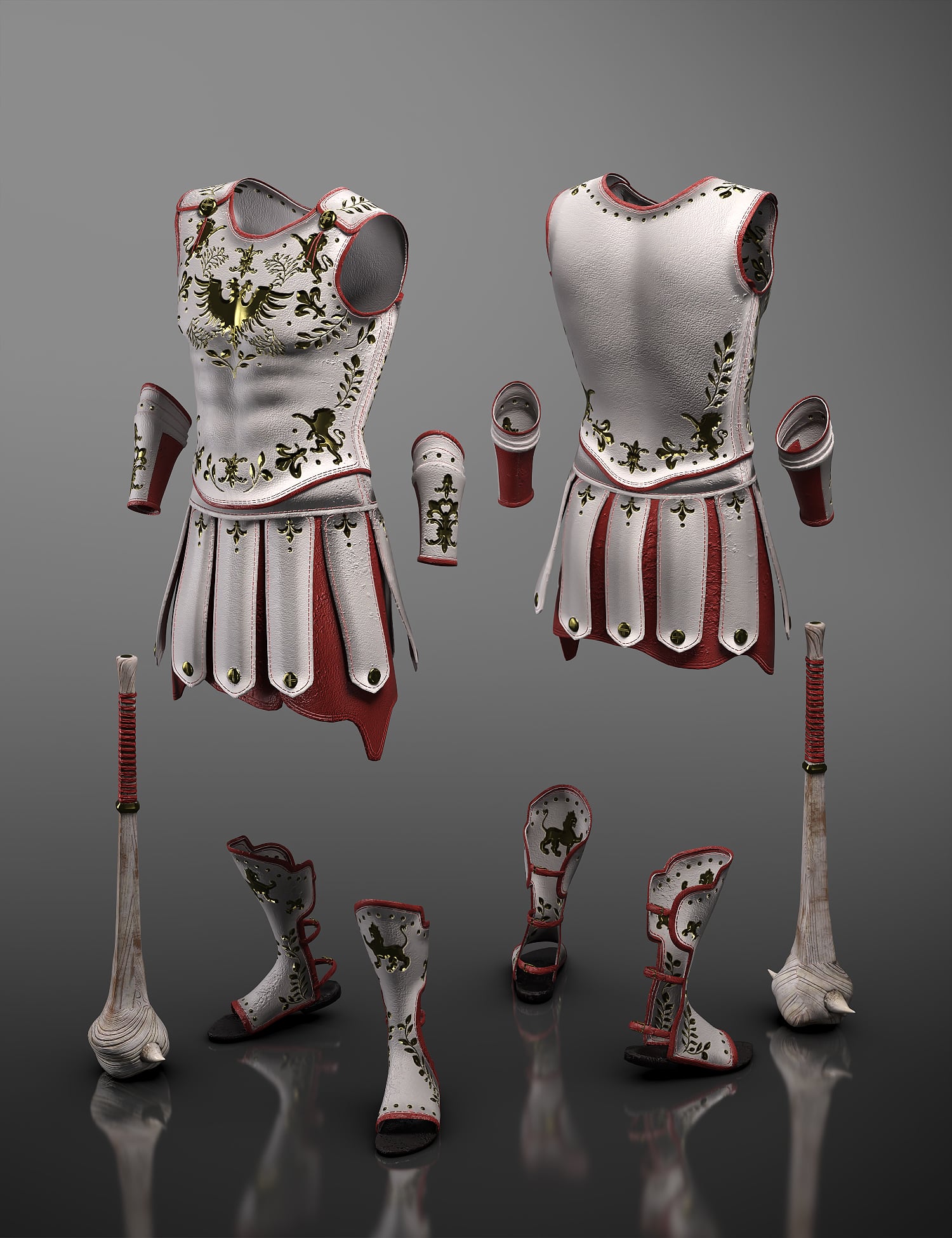 Demigod Outfit for Genesis 8 and 8.1 Male | Daz 3D