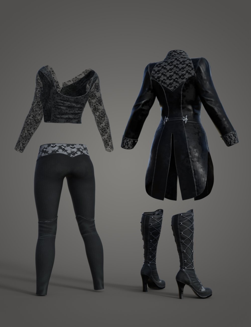 Demetria Outfit for Genesis 8 and 8.1 Females | Daz 3D