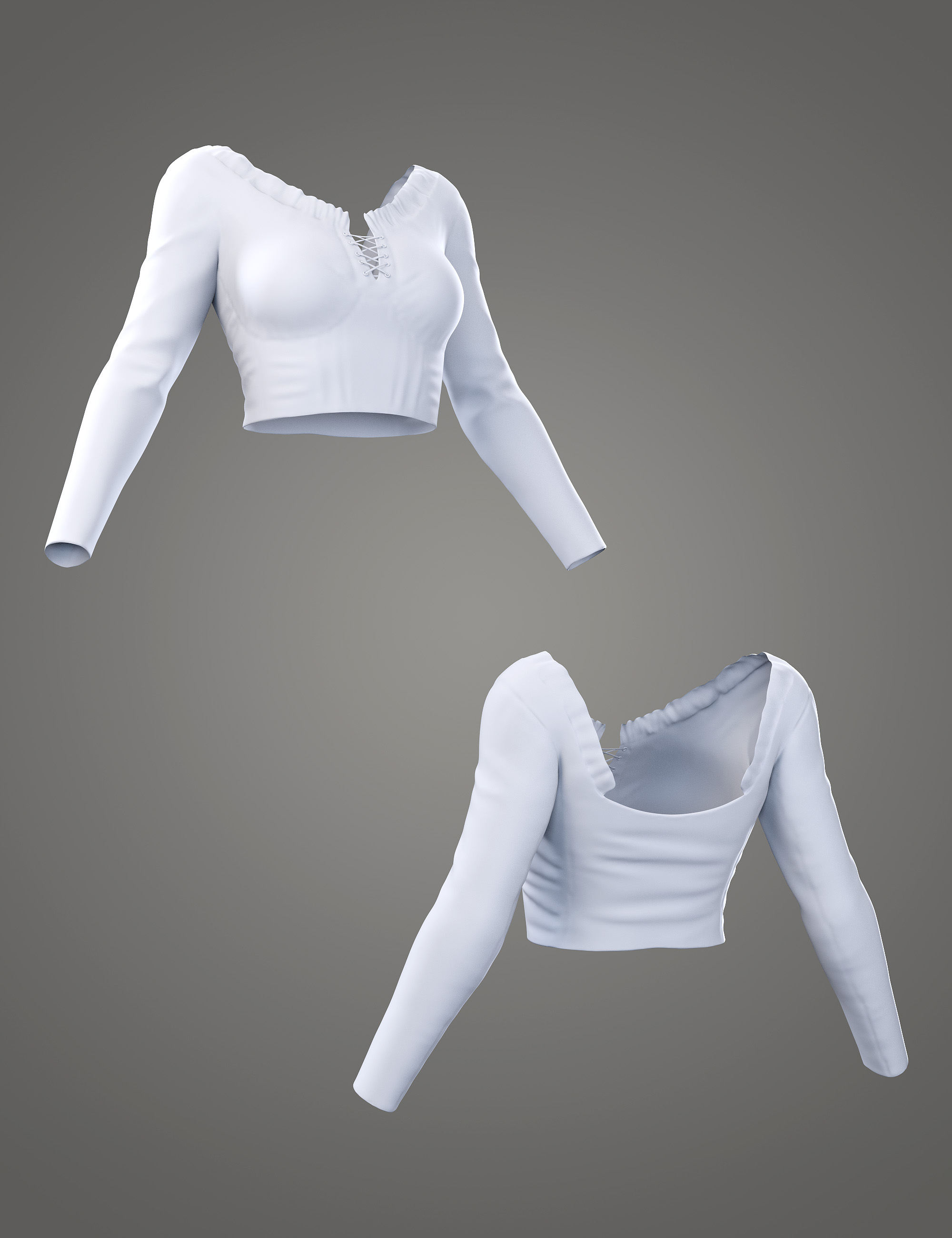 Demetria Blouse for Genesis 8 and 8.1 Females | Daz 3D