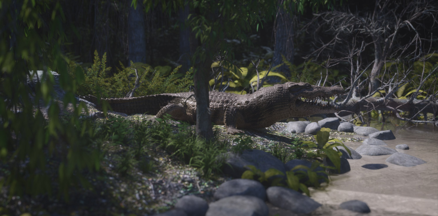 HD Scans Crocodile Prop | Daz 3D