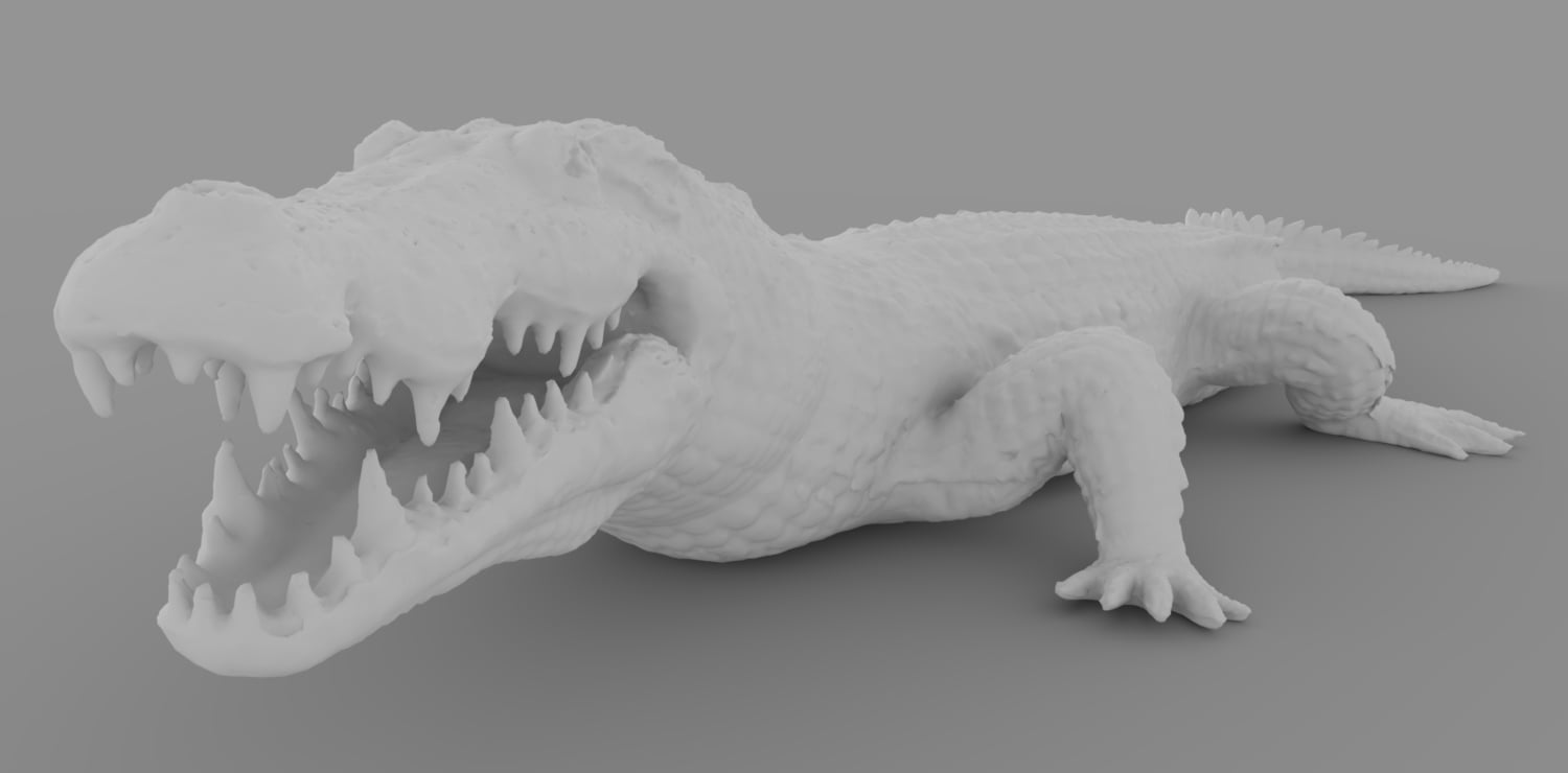 HD Scans Crocodile Prop | Daz 3D