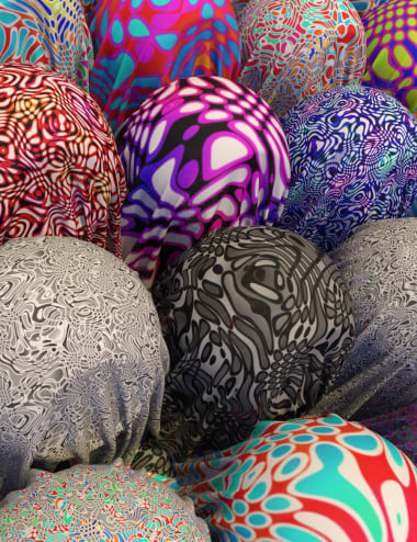 MMX Funky Fabric Patterns 02 for Iray | Daz 3D