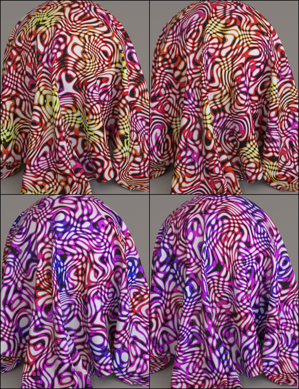 MMX Funky Fabric Patterns 02 for Iray | Daz 3D