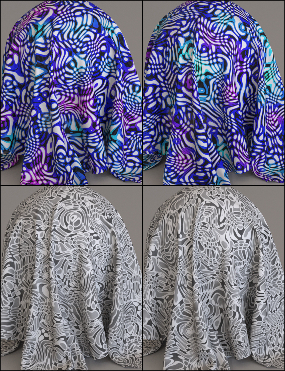 MMX Funky Fabric Patterns 02 for Iray | Daz 3D