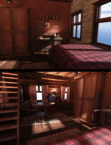 M3D Western General Store Room Interior | Daz 3D